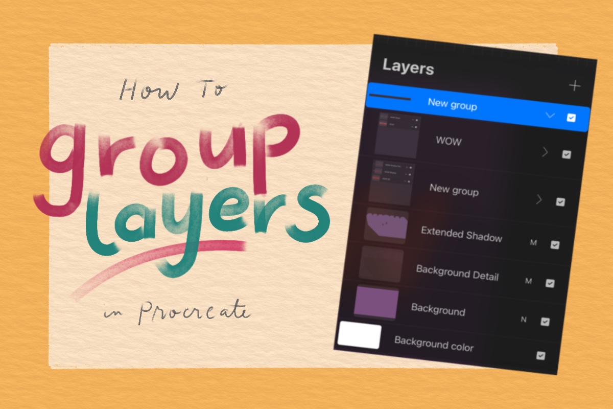 How To Group Layers In Procreate Procreate courses